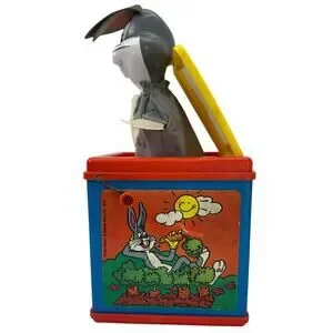 Mattel | Toys | Vintage 976 Mattel Bugs Bunny Music Box Jack In The Box ...